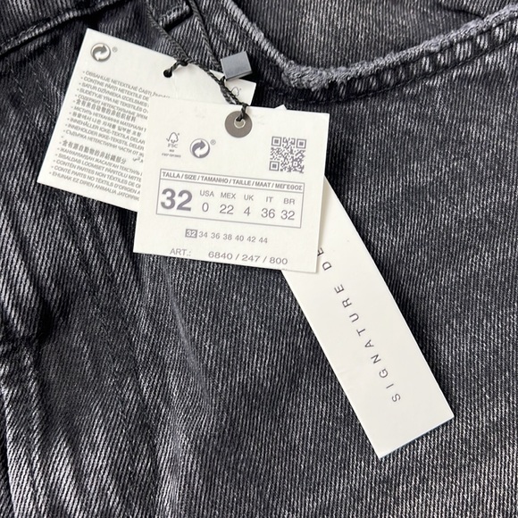 Zara | Shorts | Nwt Zara The High Waist Short Moon Black Size New With ...